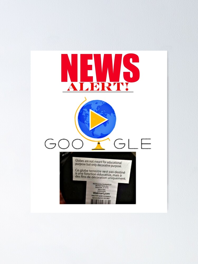 "NEWS ALERT" Poster for Sale by DMEIERS | Redbubble