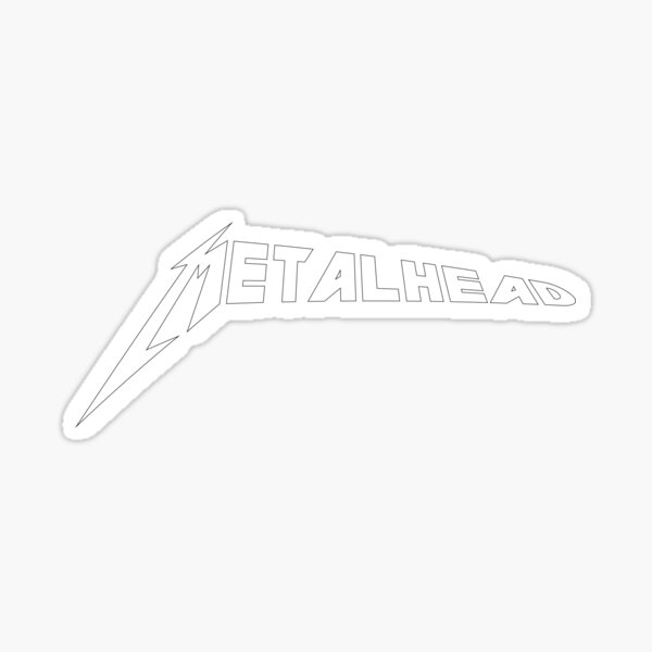 ""Metalhead"" Sticker for Sale by yinzblindhund | Redbubble