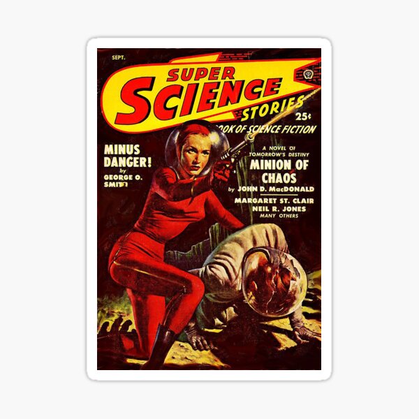 "Super Science Cover" Sticker for Sale by BMed | Redbubble