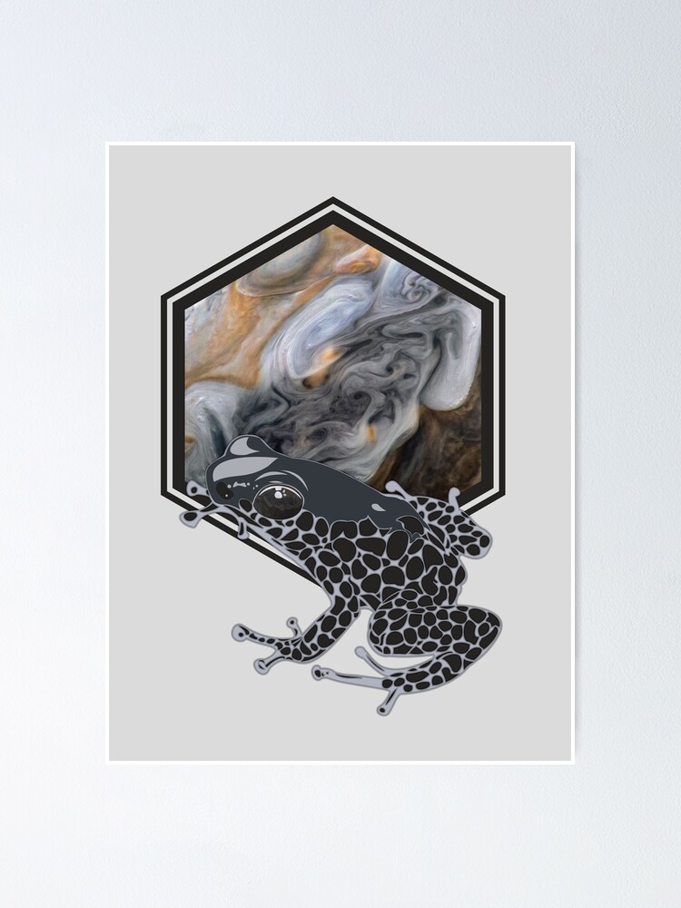 "Jupiter frog" Poster for Sale by electricpeacock | Redbubble