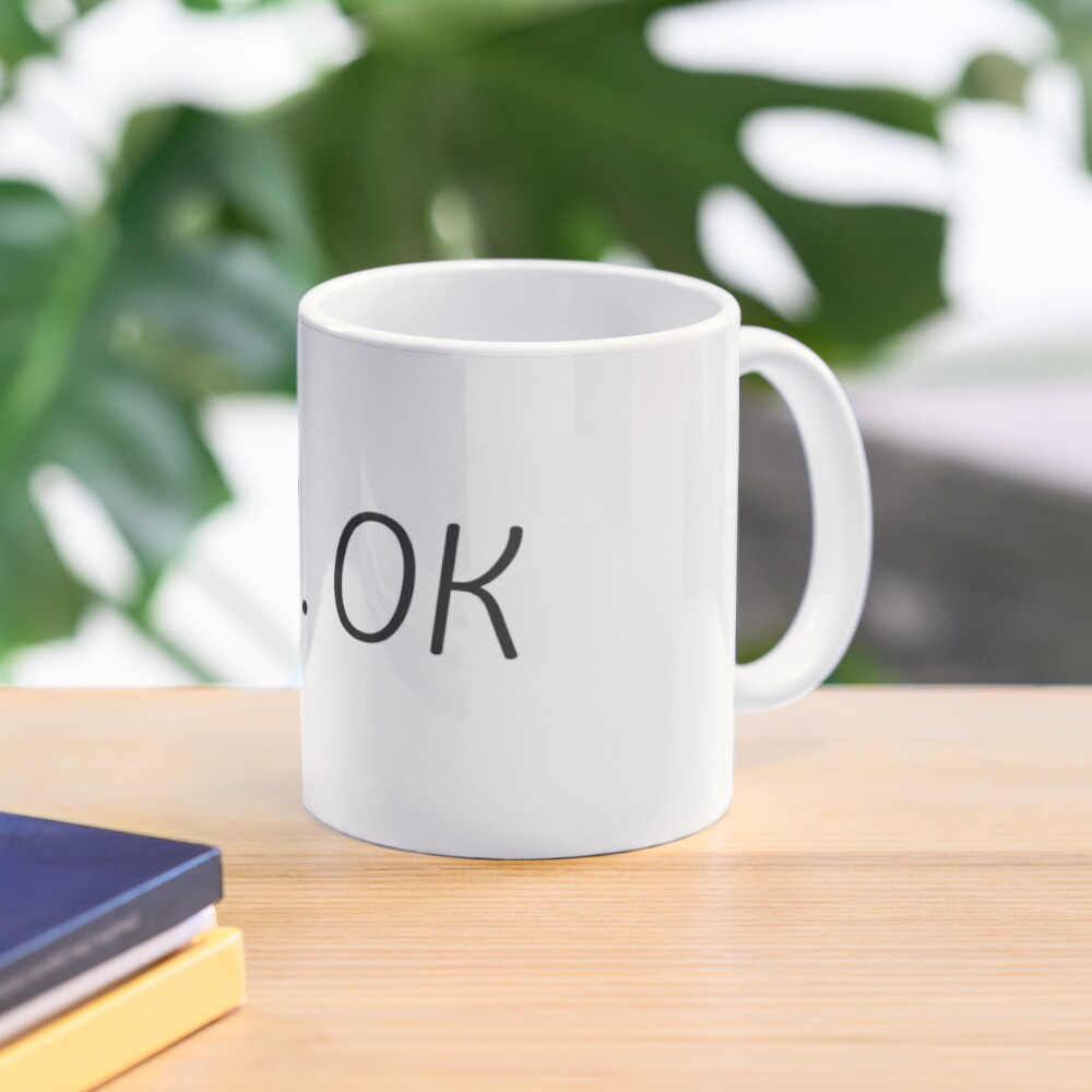 "OH. OK" Sticker for Sale by hananharwood | Redbubble