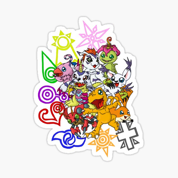 Digimon Stickers | Redbubble