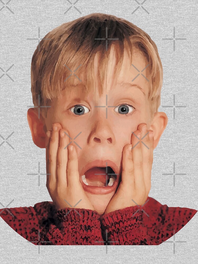 "Home Alone Face" T-shirt for Sale by Elliot-Four | Redbubble | macauly ...