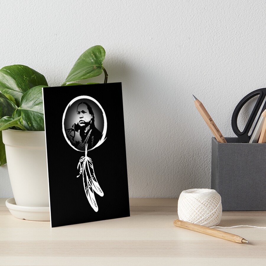 "Kangi Shunka Manitou (Leonard Crow Dog)" Art Board Print by hornedquad ...