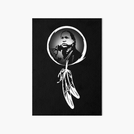 "Kangi Shunka Manitou (Leonard Crow Dog)" Art Board Print by hornedquad ...
