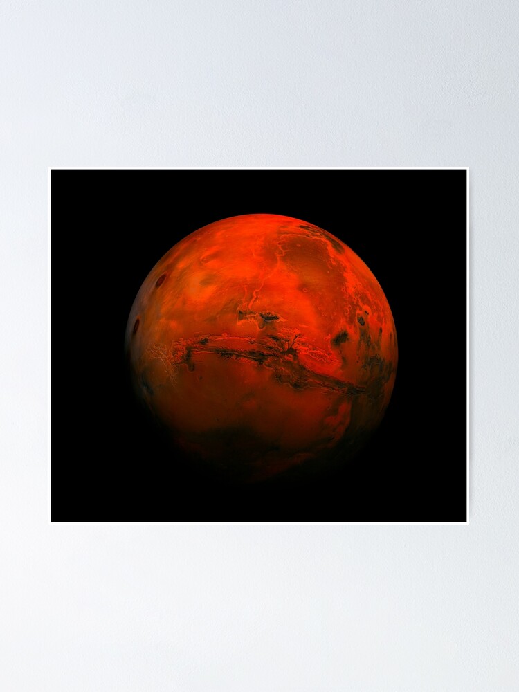 "Mars - The Red Planet" Poster by RexRed | Redbubble