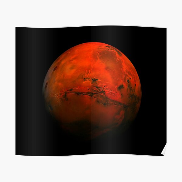 "Mars - The Red Planet" Poster by RexRed | Redbubble