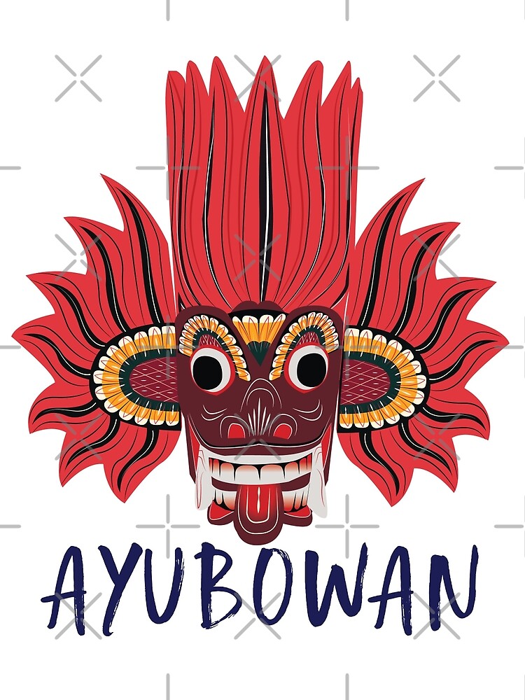 "Devil's Mask Sri Lanka Ayubowan" Art Print for Sale by ThreeCrowns | Redbubble