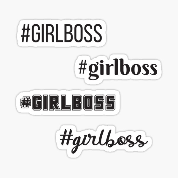 "girlboss sticker pack" Sticker for Sale by IdeasForArtists | Redbubble