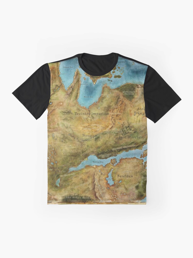 "Dragon Age Map Of Thedas" T-shirt by orcsome | Redbubble