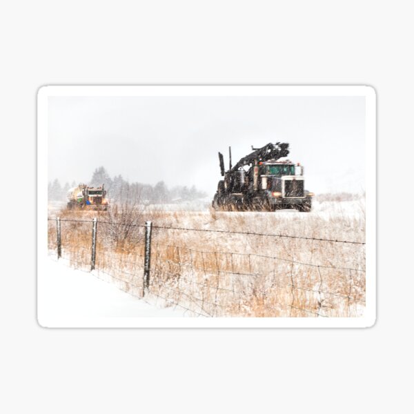 Logging Truck Stickers | Redbubble