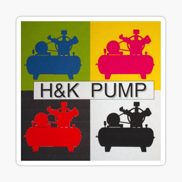 "hk air compressors" Sticker for Sale by robertmargetts | Redbubble