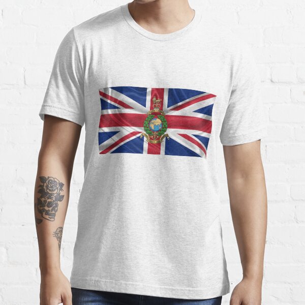 "The Corps of Royal Marines - RM Emblem over Flag" T-shirt for Sale by ...