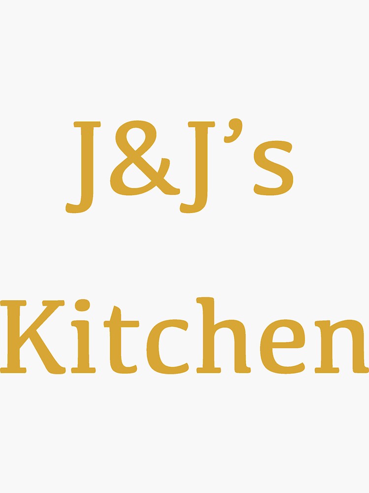 "Welcome to JnJ's kitchen- a virgo and an aries at odds" Sticker for ...