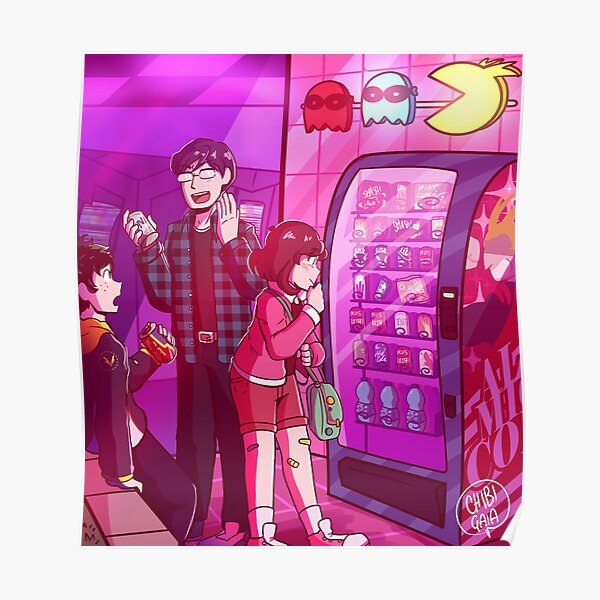 "Arcade break" Poster for Sale by chibigaia | Redbubble