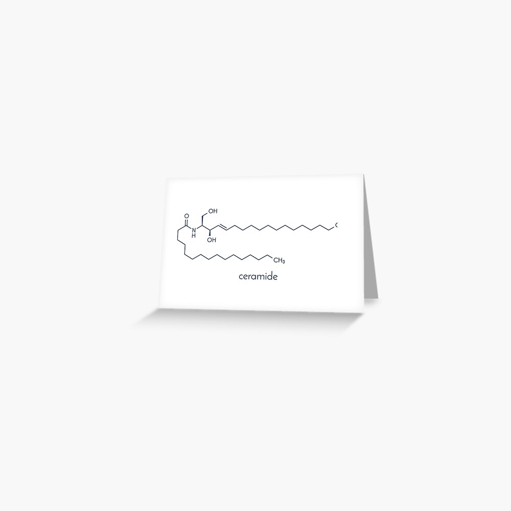 "Ceramide cell membrane lipid molecule" Sticker for Sale by molekuul ...