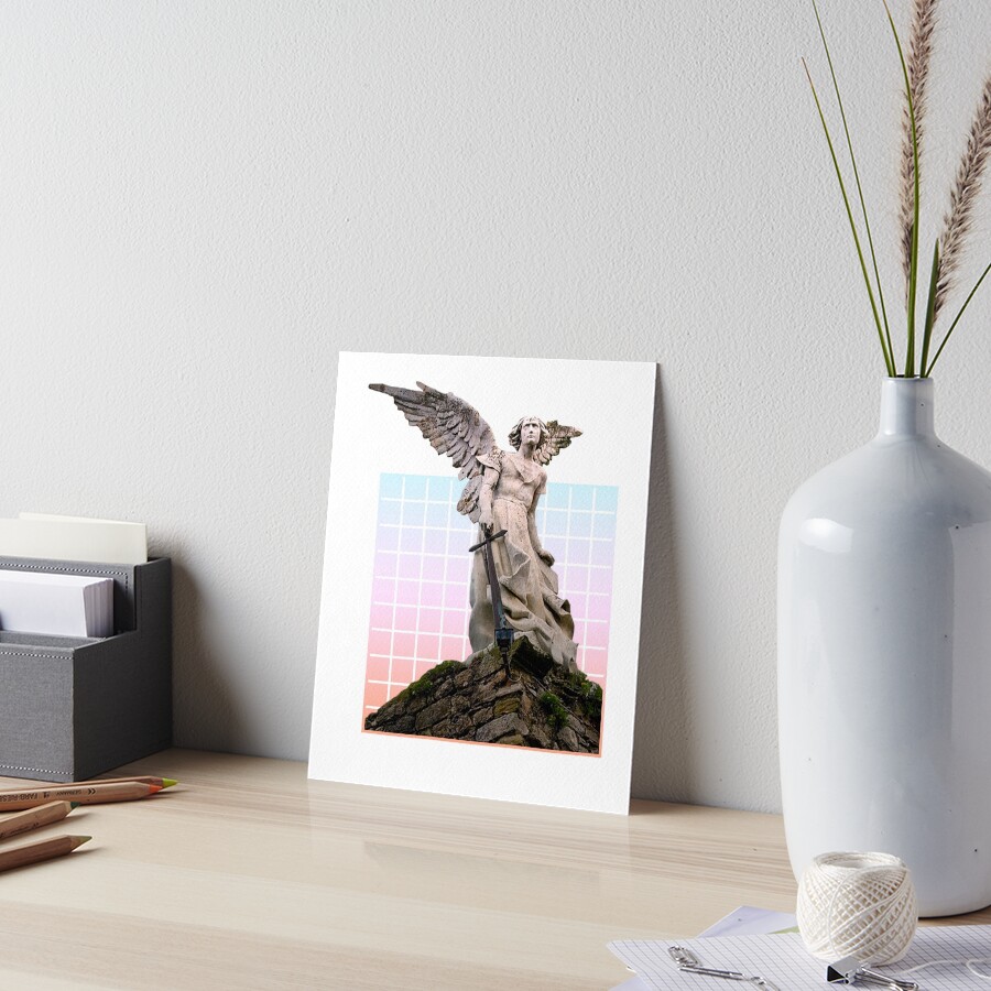 "vaporwave angel" Art Board Print by dumbvaporwave | Redbubble