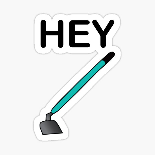 "Hey Hoe" Sticker by RogueGear | Redbubble