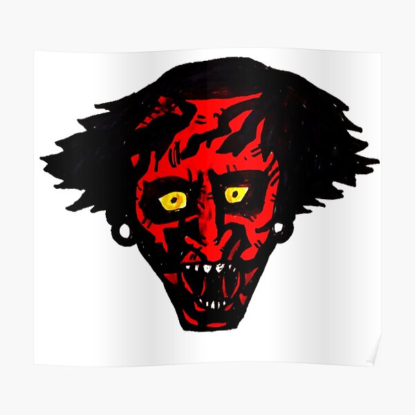 "Insidious , lipstick face demon" Poster for Sale by Matt Daddy | Redbubble