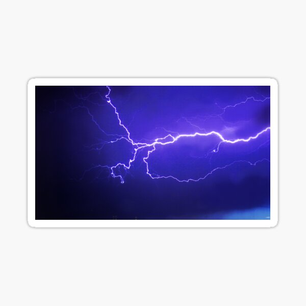 "Lightning strike" Sticker for Sale by dcm-designs | Redbubble