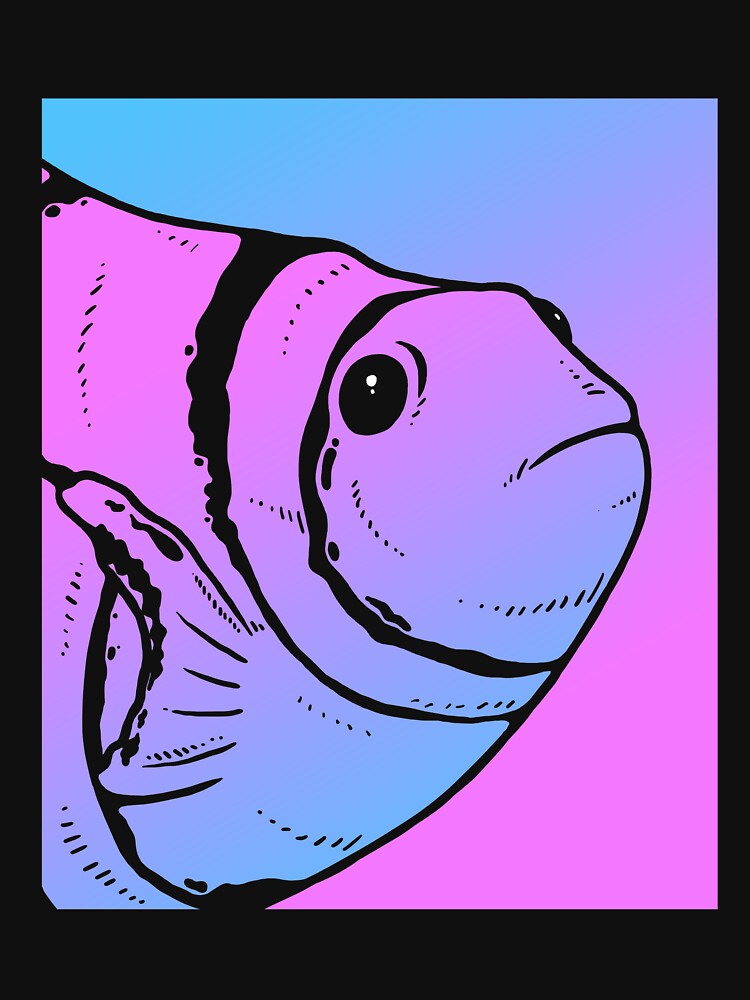 "Vaporwave Clownfish Aesthetic Goth Anemonefish" T-shirt by ...
