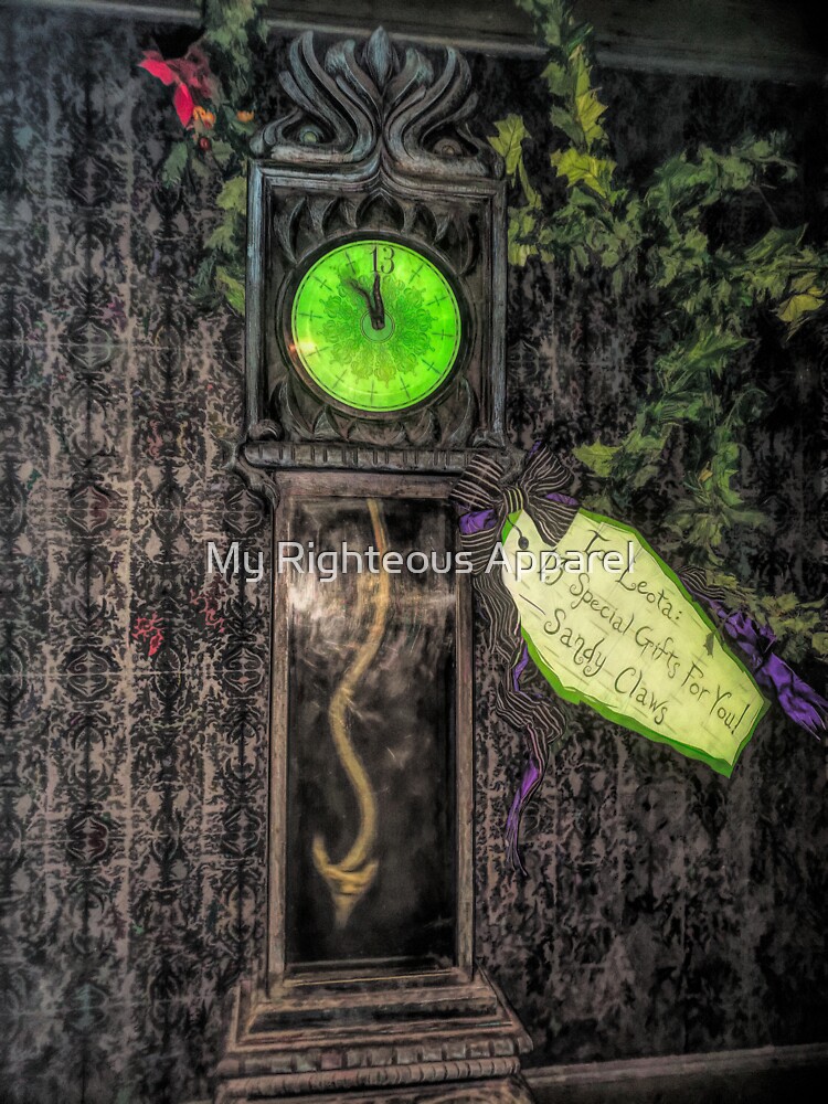 "Haunted Clock" Sticker for Sale by JoeLach | Redbubble