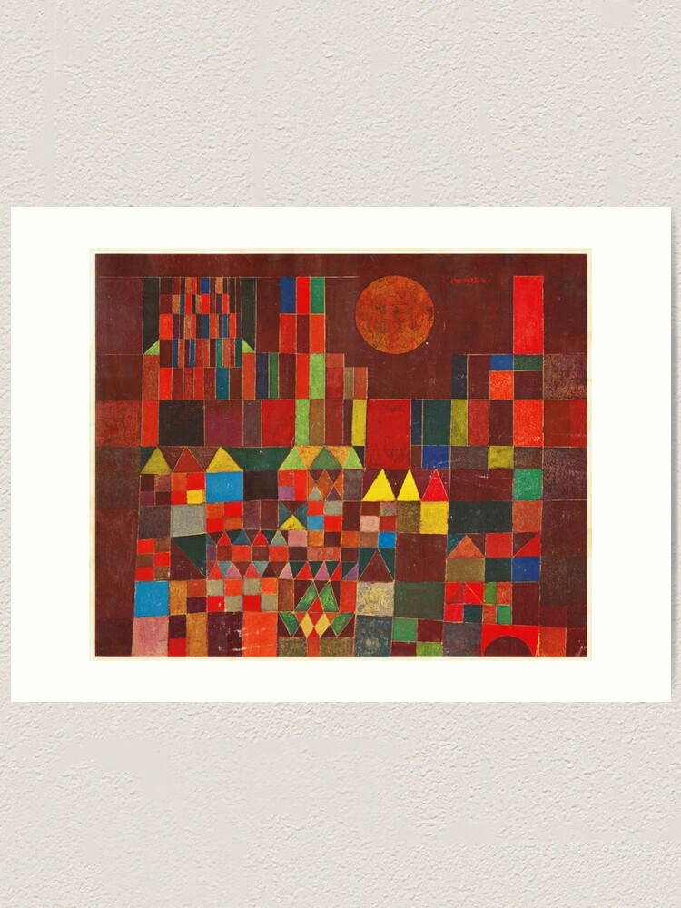 "Paul Klee - Castle and Sun" Art Print by RBEnt | Redbubble