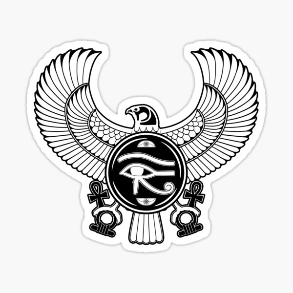 "Egyptian Eye of Horus - Wadjet " Sticker by Nartissima | Redbubble