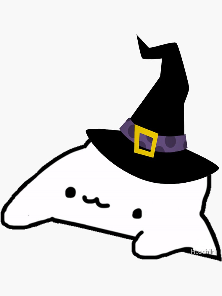 Pegatina «Halloween Bongo Cat Meme» de Huschild | Redbubble