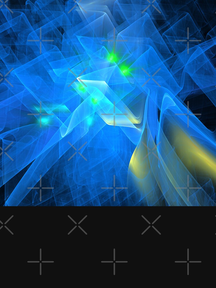 "Cerulean Mountain" T-shirt for Sale by KimSyOk | Redbubble | blue t ...