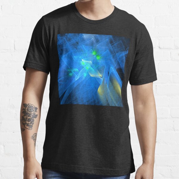 "Cerulean Mountain" T-shirt for Sale by KimSyOk | Redbubble | blue t ...