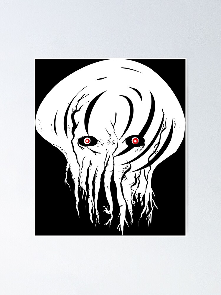 "a haunted face" Poster by DellDracula | Redbubble