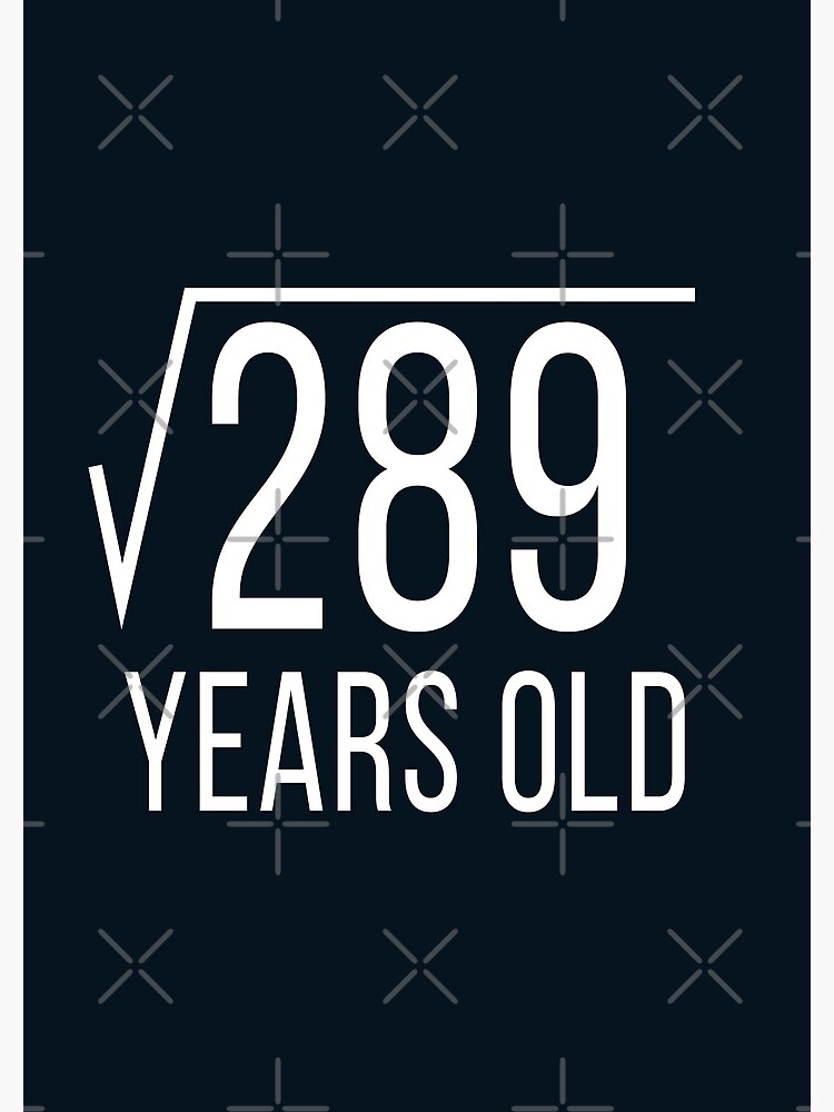 Square Root Of 289 Years Old Spiral Notebook For Sale By Geempah square-root-of-289-years-old-spiral-notebook-for-sale-by-geempah