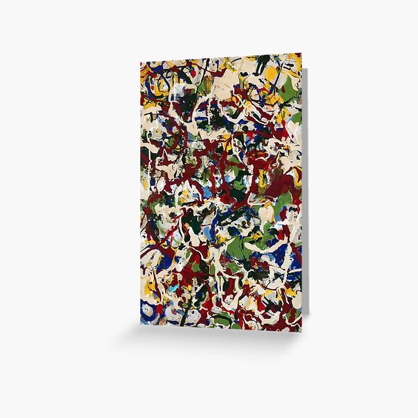 "Connections to Jackson Pollock" Greeting Card for Sale by ...