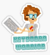 Keyboard Warrior Stickers | Redbubble