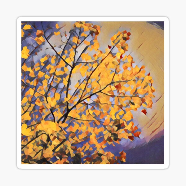 "When fall comes, look up " Sticker for Sale by KesiaHosking | Redbubble