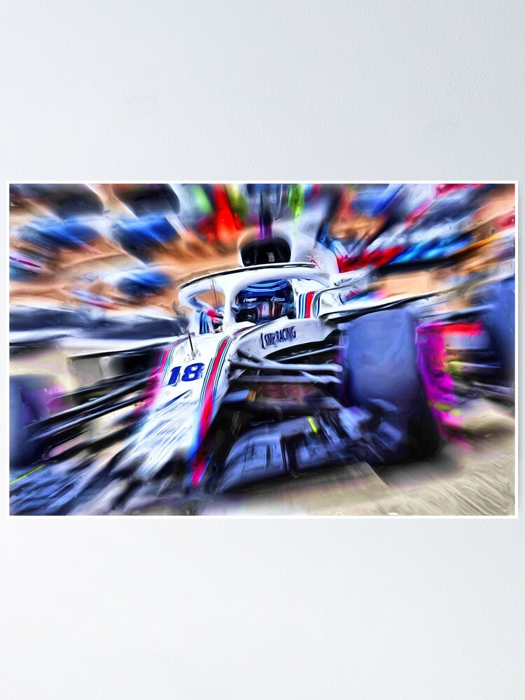 "Lance Stroll # 18" Poster by Glineur | Redbubble