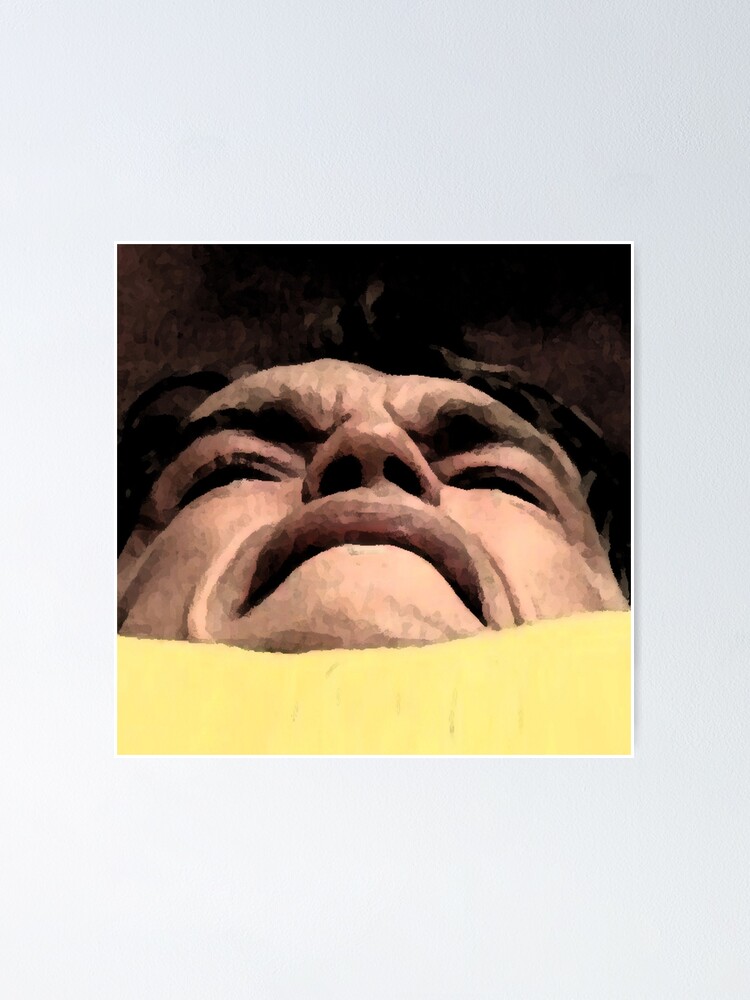 "Funny Arnold Schwarzenegger close-up face while working out art ...