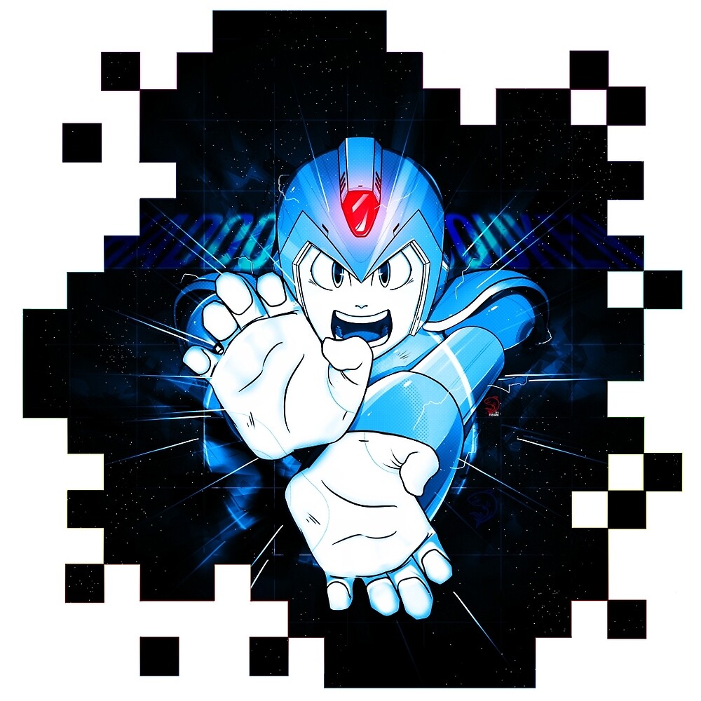 "Megaman X-Hadouken" by FuShark | Redbubble