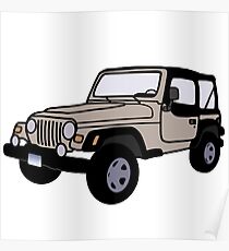 Jeep Wrangler Posters | Redbubble