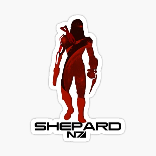 "Shepard N7" Sticker for Sale by Draygin82 | Redbubble