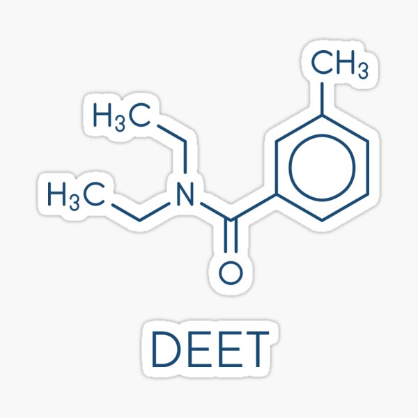 "DEET (diethyltoluamide, N,N-Diethyl-meta-toluamide) insect repellent ...