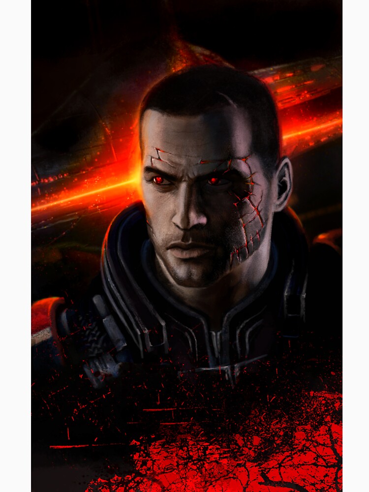 "Commander John Shepard renegade N7 " T-shirt for Sale by YuhimeBarbara ...