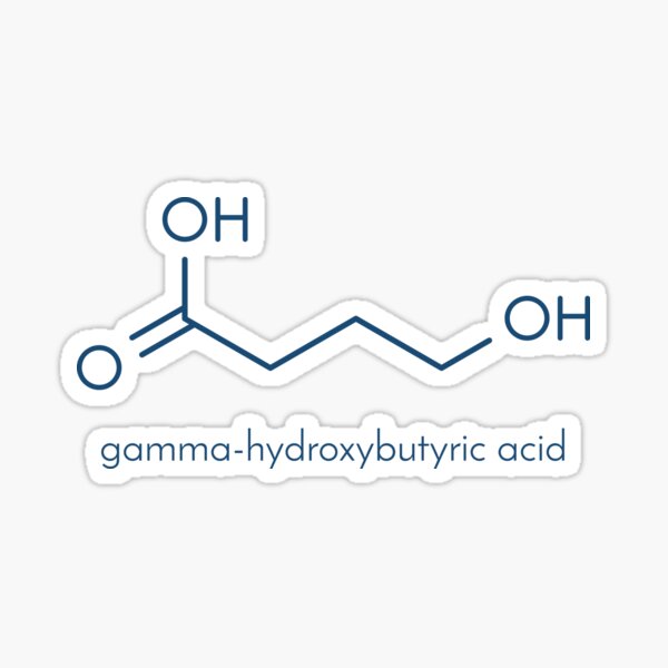 "Gamma-hydroxybutyric acid (GHB, oxybate, liquid ecstasy) molecule ...