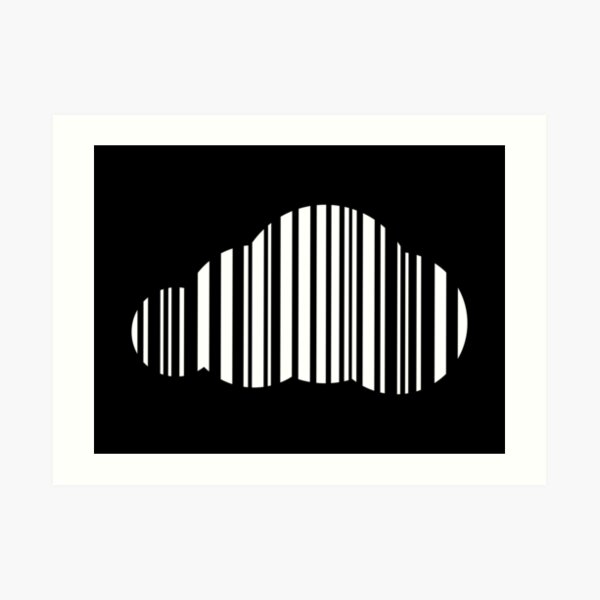 "Vape Design Cloud Barcode" Art Print for Sale by 2vape | Redbubble