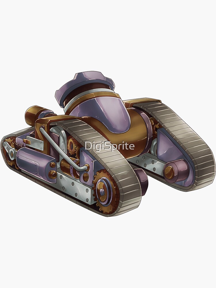 "Steampunk Tank Treads" Sticker by DigiSprite | Redbubble