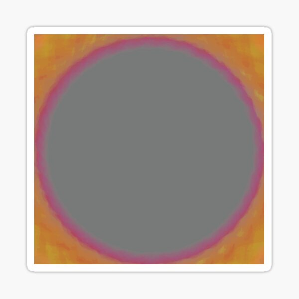 "Grey and Orange Fuzz" Sticker for Sale by amytraylor | Redbubble