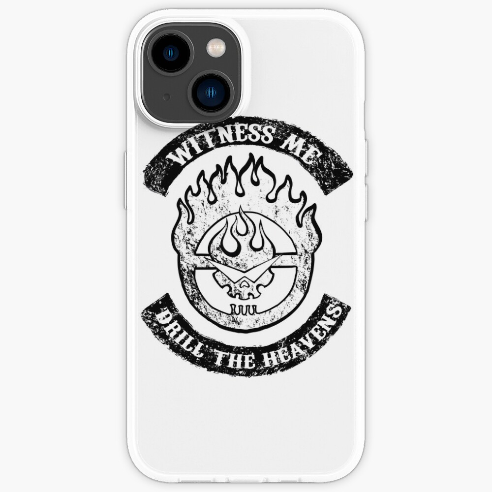 "Witness me drill the heavens White" iPhone Case for Sale by Melkron ...