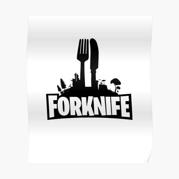 "Funny Forknife Shirt | Fork Knife Video Game Joke" Poster for Sale by ...