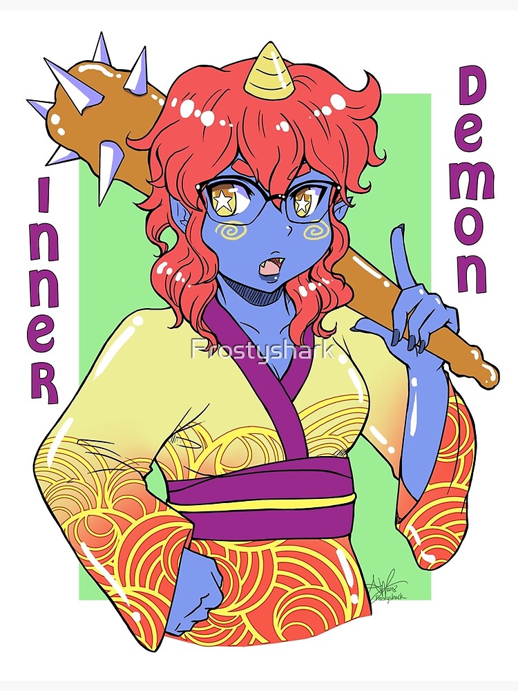 "Inner Demon" Poster by Frostyshark | Redbubble